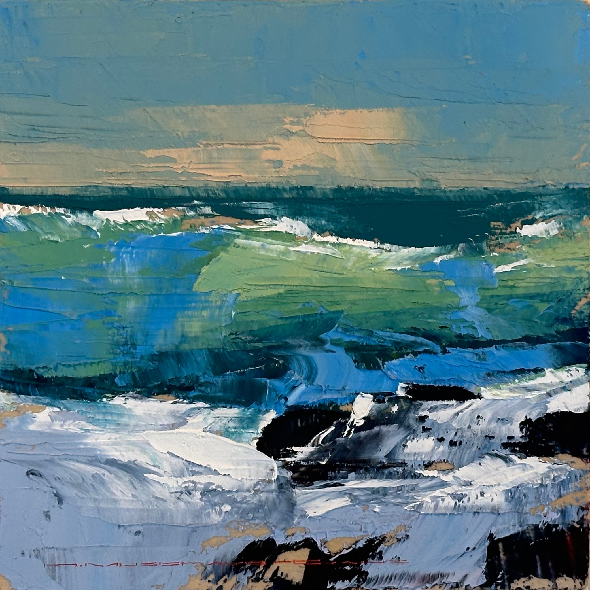 The Wild Ocean Study No.4 – Richard Musgrave-Evans Art