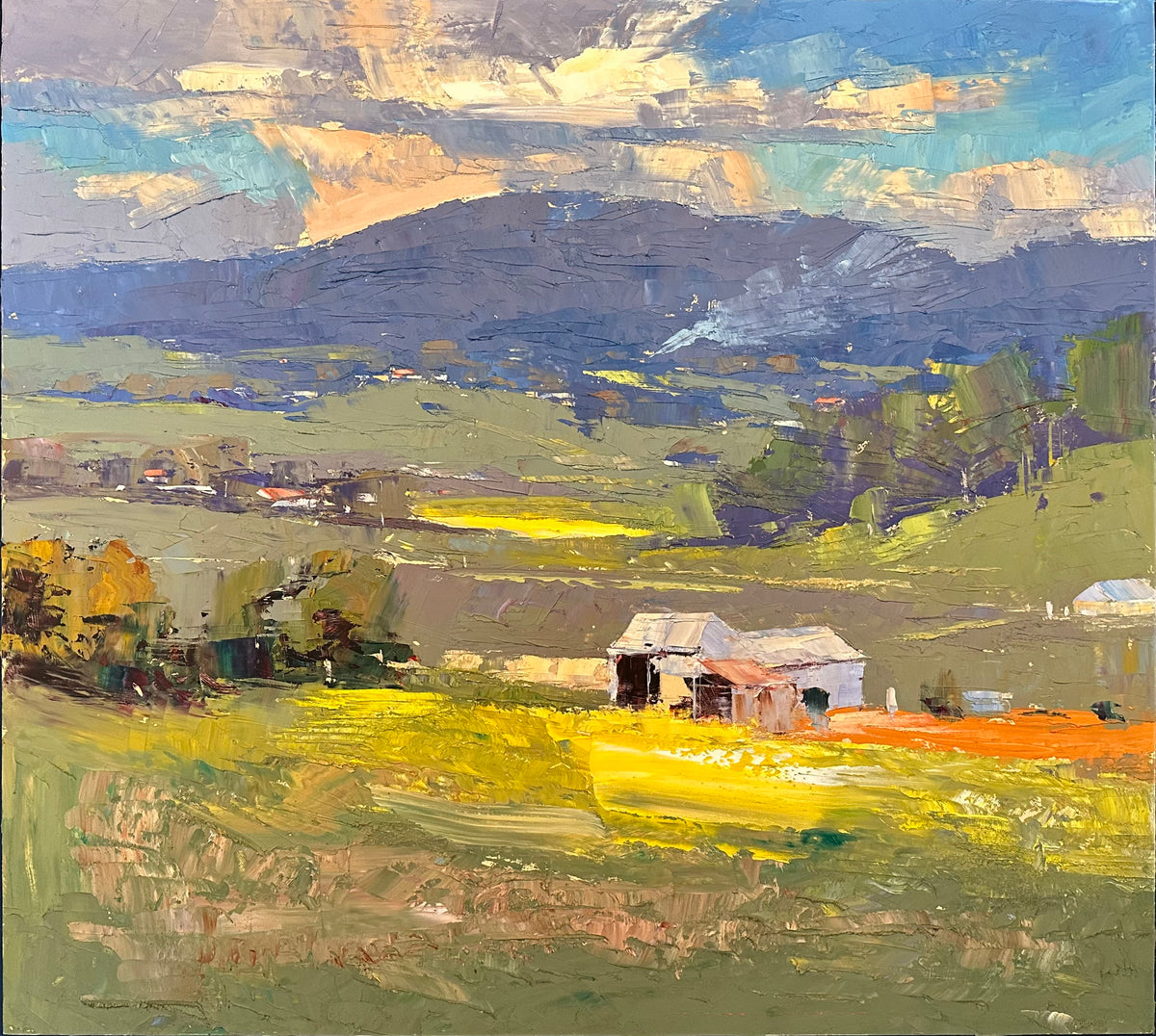 Towards Mount Lofty, South Australia – Richard Musgrave-Evans Art