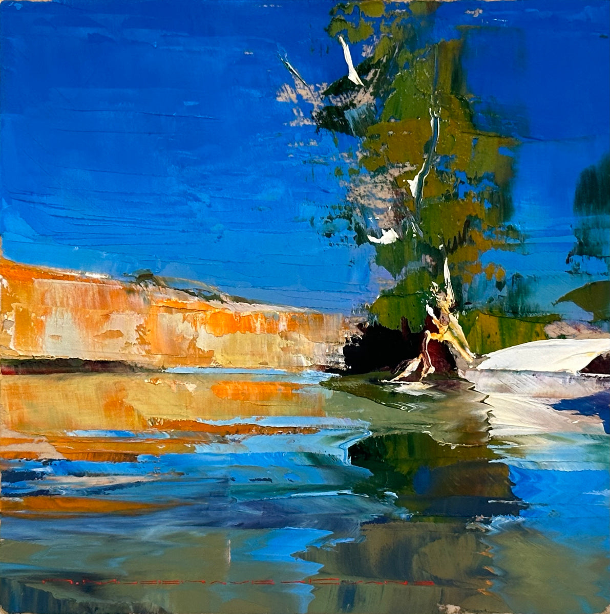 Midday on the Murray River – Richard Musgrave-Evans Art