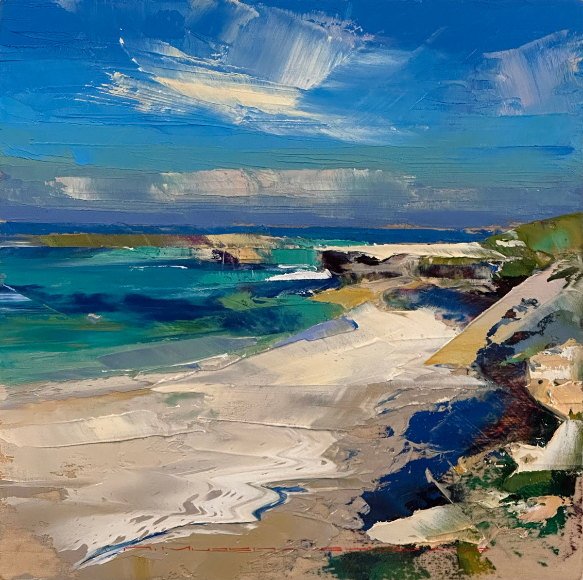 Coastal Splendour Study No.3 – Richard Musgrave-Evans Art