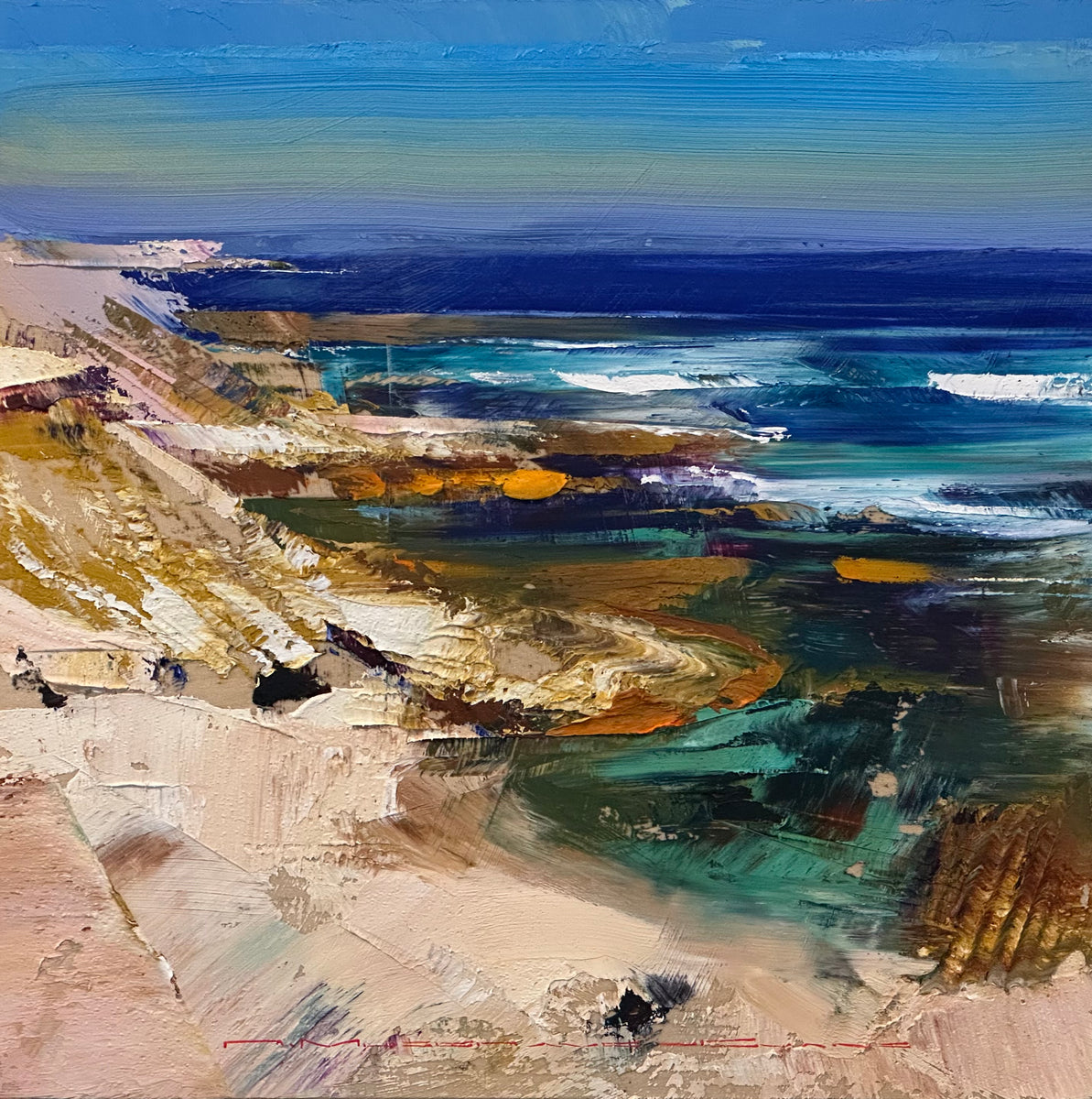 Australian Summer Coastal Study No.3 – Richard Musgrave-Evans Art