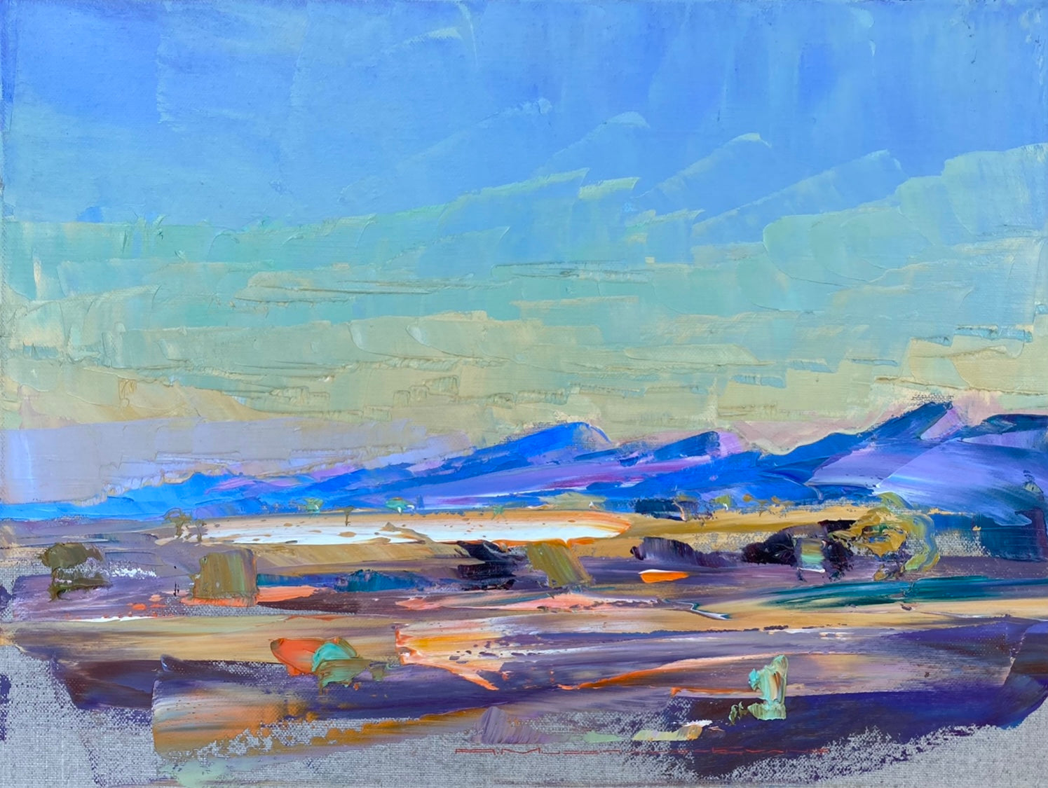 Outback Evening – Richard Musgrave-Evans Art